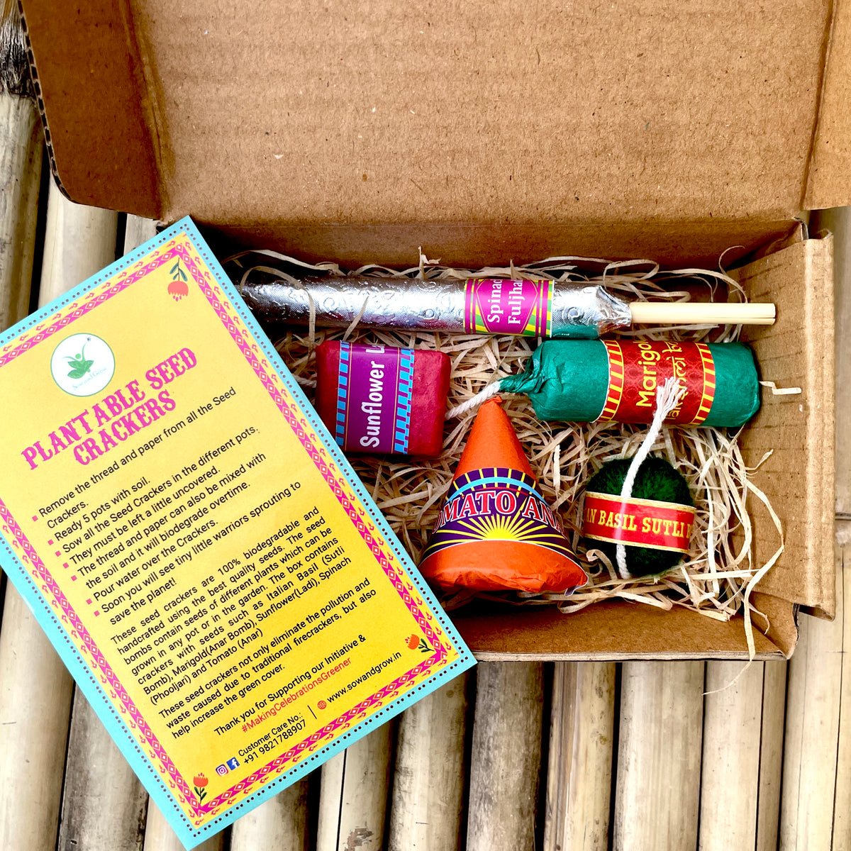 SEED CRACKERS: Plantable Clay Seed Crackers | Set of 5 – Sow and Grow®